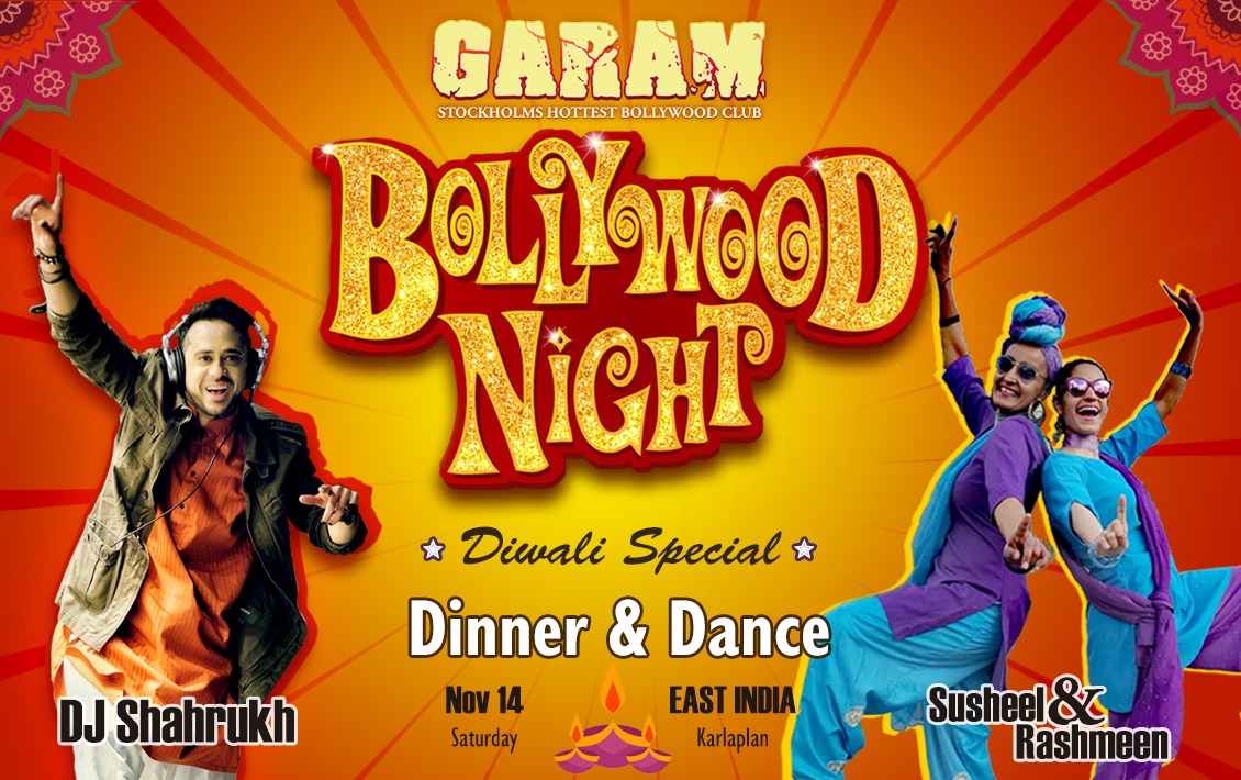 Bollywood Exclusive Dinner & Dance Kommendörsgatan 46 Stockholm - Ticketly